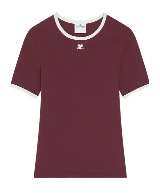 COURREGES Courrèges Heritage Crewneck T-shirt - Red