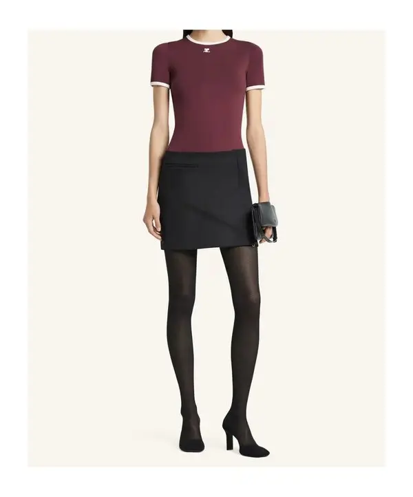 COURREGES Courrèges Heritage Crewneck T-shirt - Red