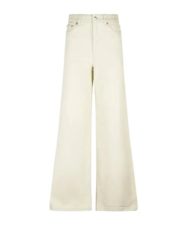 A.p.c. Wide Leg Pants - Bleachedout