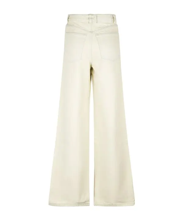 A.p.c. Wide Leg Pants - Bleachedout