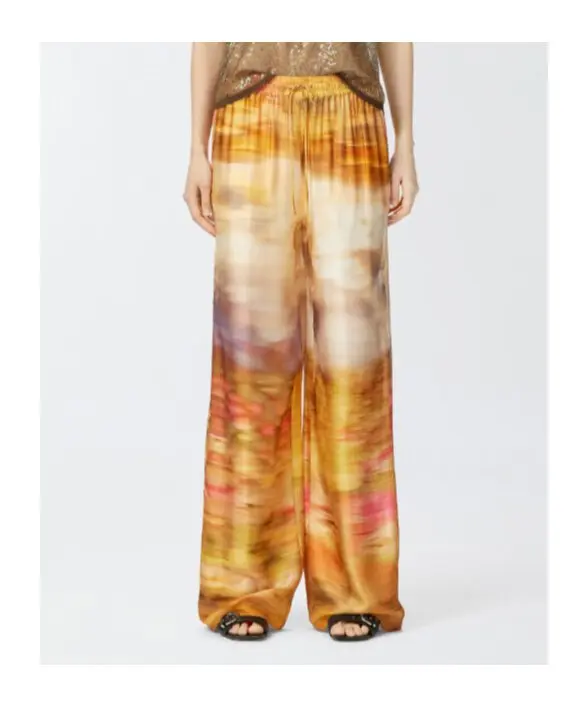 Pinko Drawstring Wide-leg Trousers