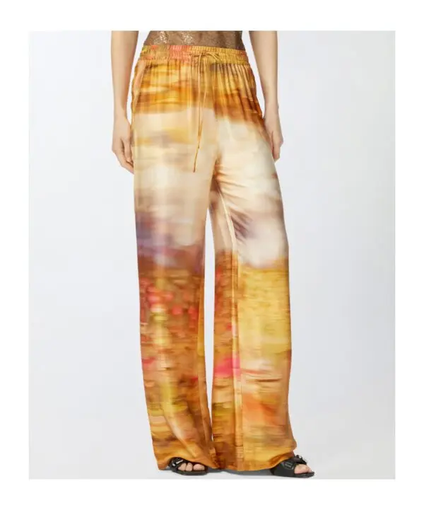 Pinko Drawstring Wide-leg Trousers