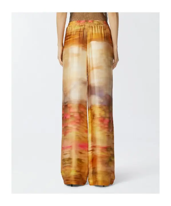 Pinko Drawstring Wide-leg Trousers