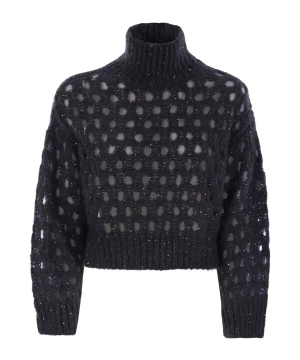 Brunello Cucinelli High-neck Knitted Sweater