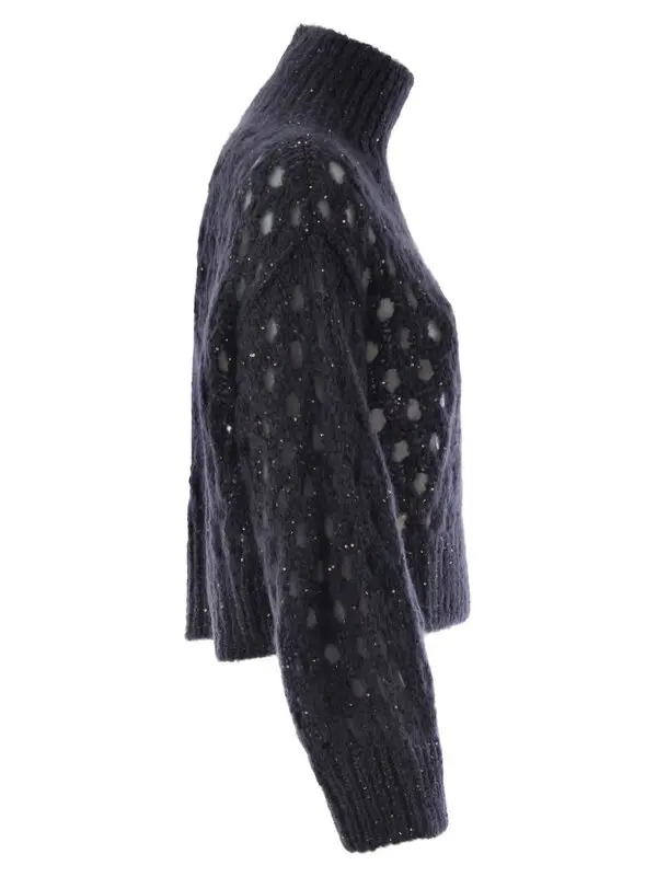 Brunello Cucinelli High-neck Knitted Sweater