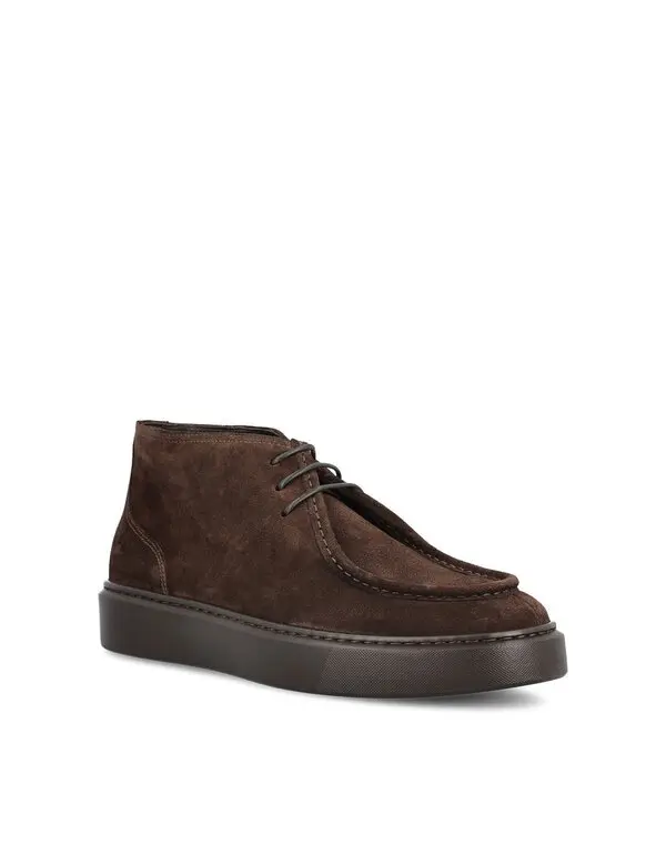 DOUCAL'S Chukka Round Toe Derby Boots