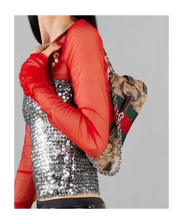 Gucci Horsebit Chain Small Shoulder Bag