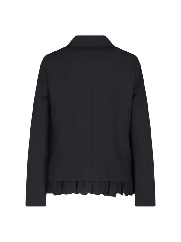 Comme Des Garçons Ruffled Button-up Jacket
