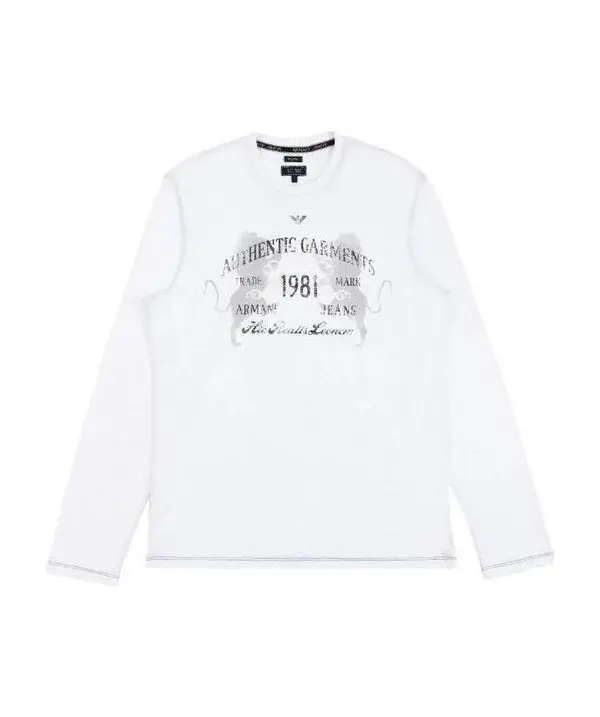 Emporio Armani Logo Details Long-sleeved T-shirt