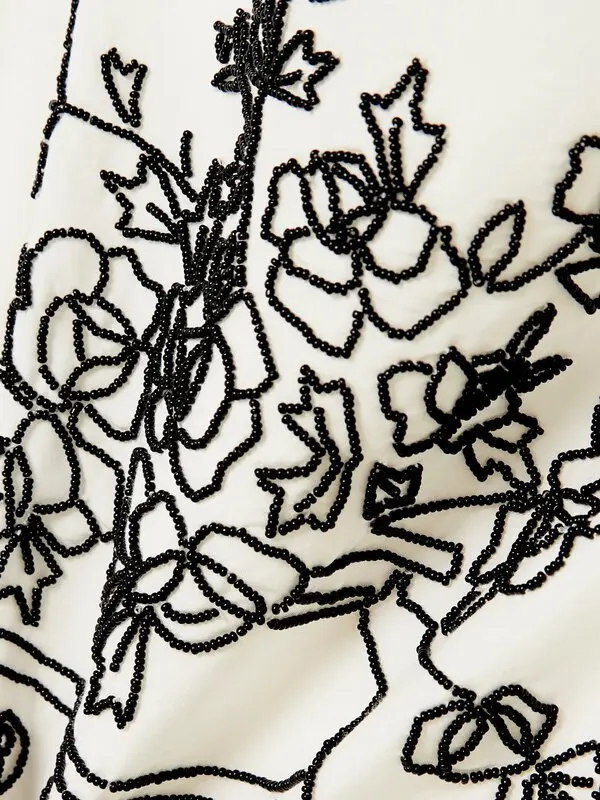 BODE Rosebloom Floral-print Tank Top With Beaded Hem
