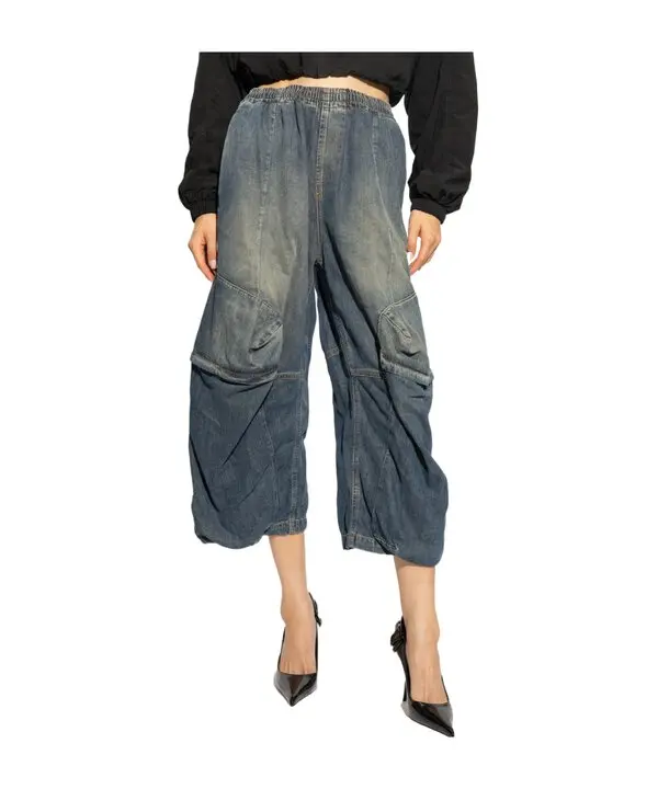 DIESEL® D-para-short-fsf Cropped Jeans