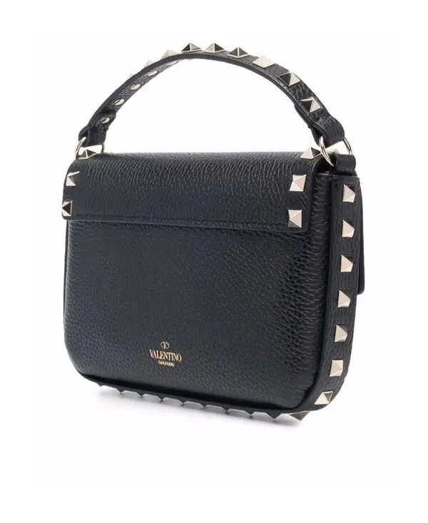 Valentino Garavani Rockstud Foldover Pouch - Black