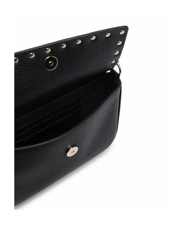 Valentino Garavani Rockstud Foldover Pouch - Black