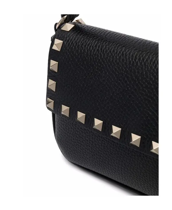 Valentino Garavani Rockstud Foldover Pouch - Black