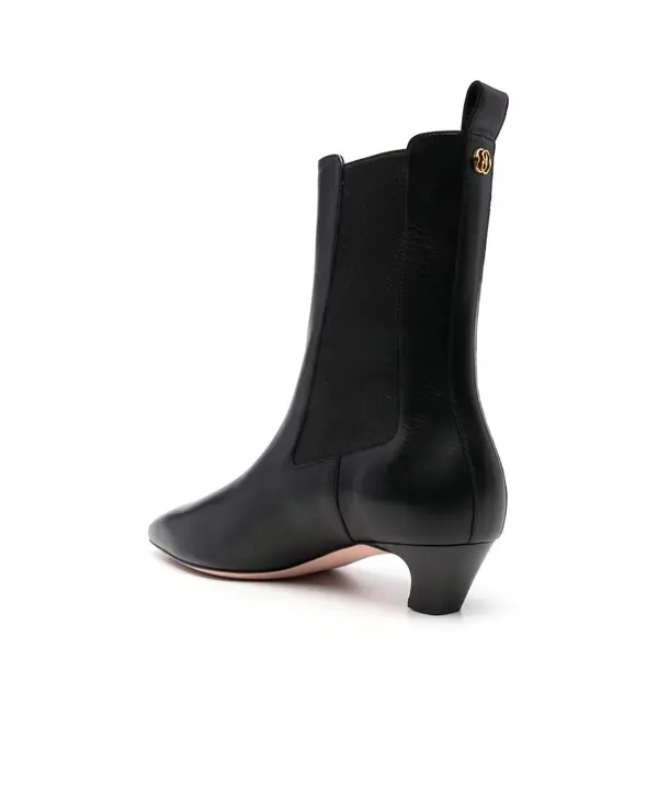 Bally Pointed Toe Elasticated Heeled Boots