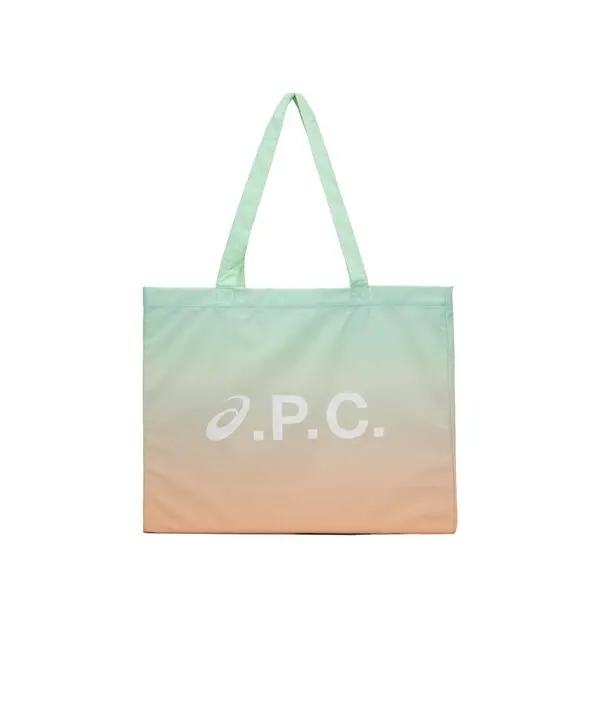 A.p.c. Diane Shopping Bag With Logo Print - Green