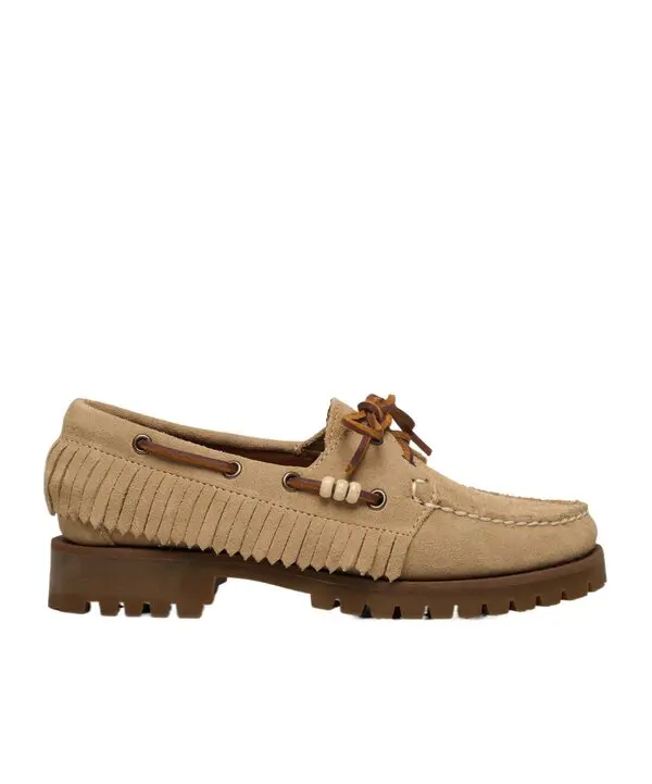 SEBAGO Ranger Suede Fringe Loafers - Brown