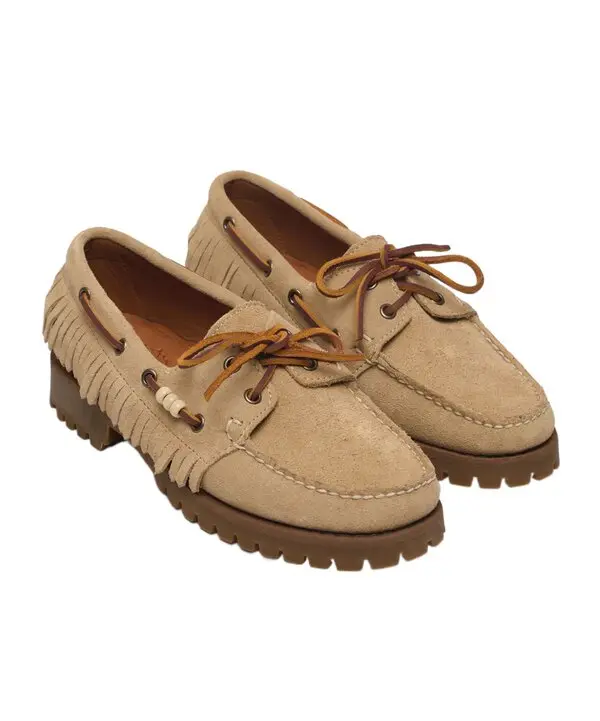 SEBAGO Ranger Suede Fringe Loafers - Brown