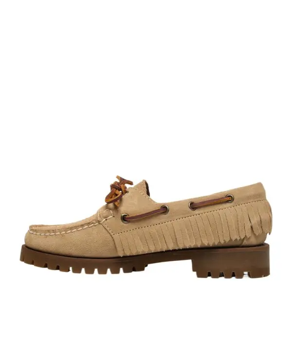 SEBAGO Ranger Suede Fringe Loafers - Brown