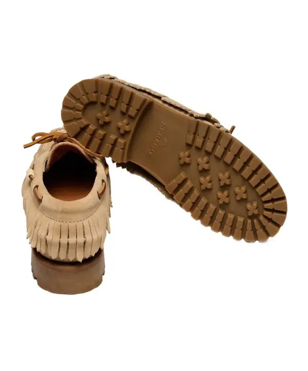 SEBAGO Ranger Suede Fringe Loafers - Brown