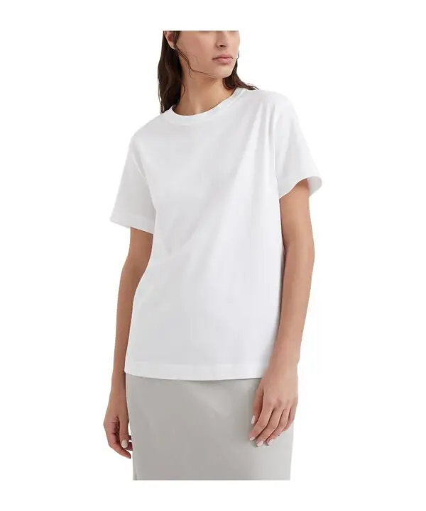 Brunello Cucinelli Short Sleeved Crewneck T-shirt - Off-white