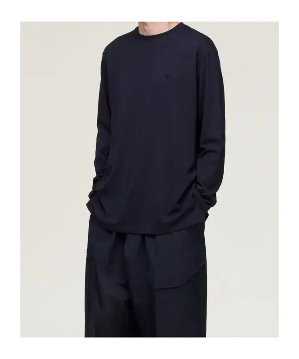 Y3 Logo Printed Crewneck T-shirt
