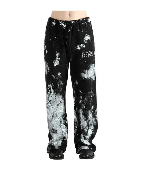 MAISON MARGIELA Logo Printed Drawstring Pants