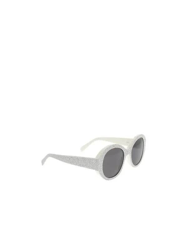 Celine Oval Glitter Sunglasses