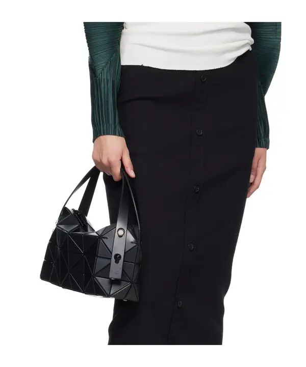 Issey Miyake Small Top Handle Bag - Black