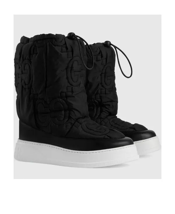 Gucci Gg Embellished Boots