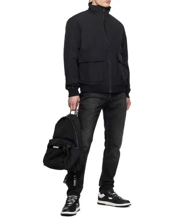 Hugo Boss Padded Bomber Jacket With Flip Pockets