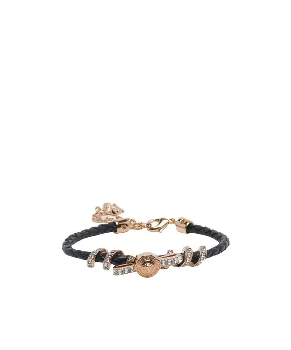 Versace Medusa Embellished Charm Bracelet - Yellow