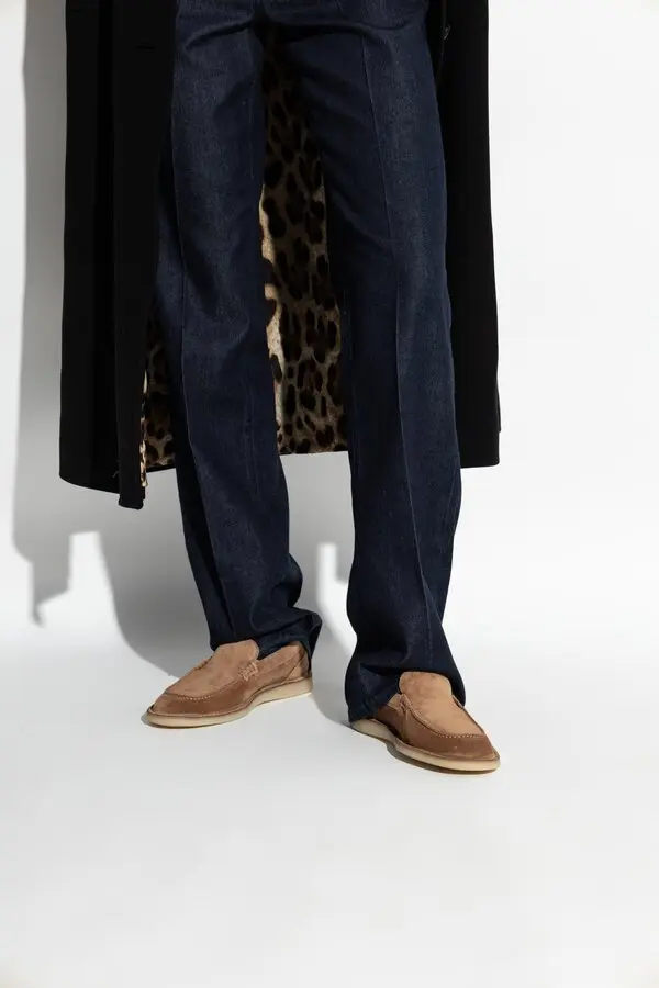 Dolce & Gabbana Round Toe Loafers