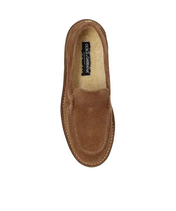 Dolce & Gabbana Round Toe Loafers