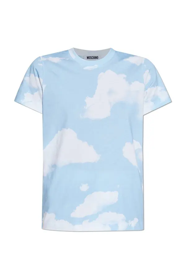 Moschino Archive Clouds Crewneck T-shirt