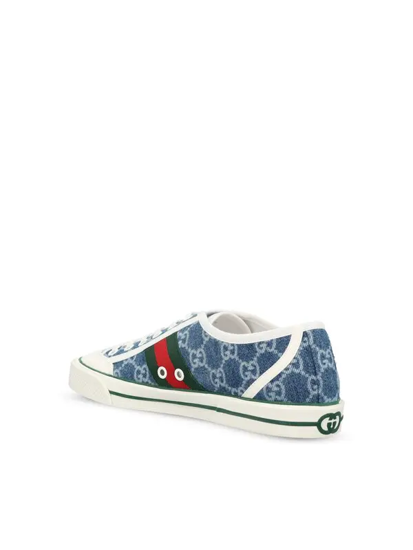 Gucci Web Detailed Lace-up Low-top Sneakers