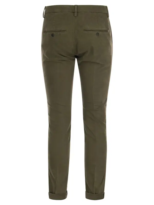 DONDUP Belt-lined Casual Trousers - Brown