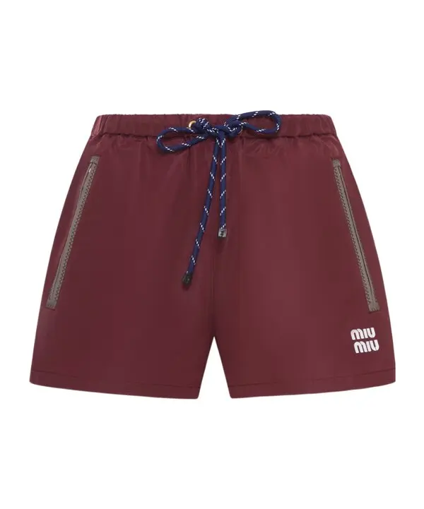 Miu Miu Technical Drawstring Shorts