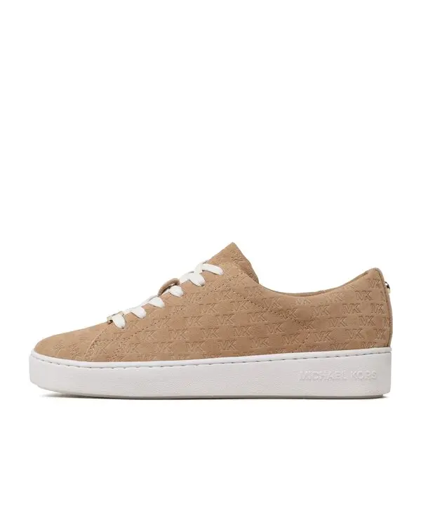Michael Kors Logo Embossed Low Top Sneakers