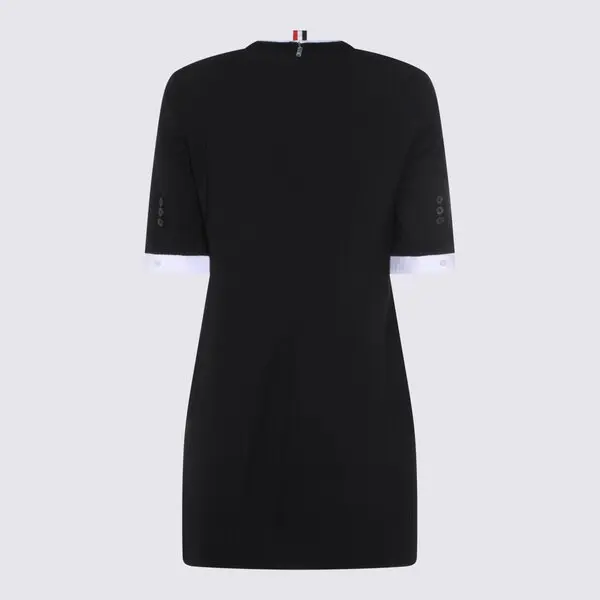 Thom Browne Striped Mini Dress - Black