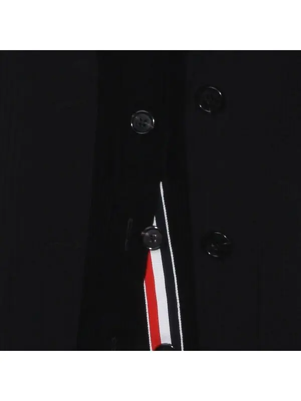 Thom Browne Striped Mini Dress - Black