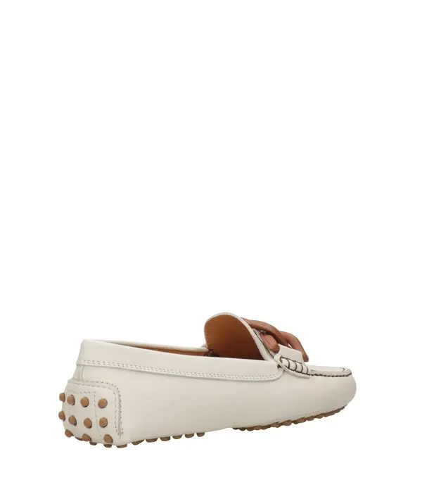 TOD'S Logo Detailed Slip-on Loafers