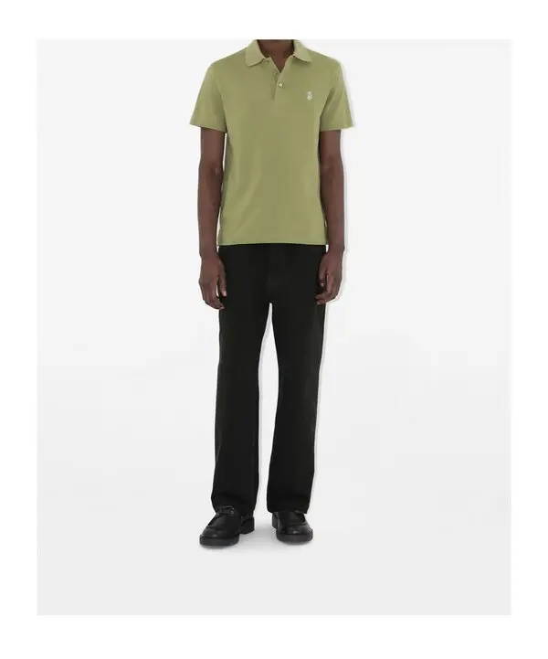 Burberry Logo-embroidered Polo Shirt