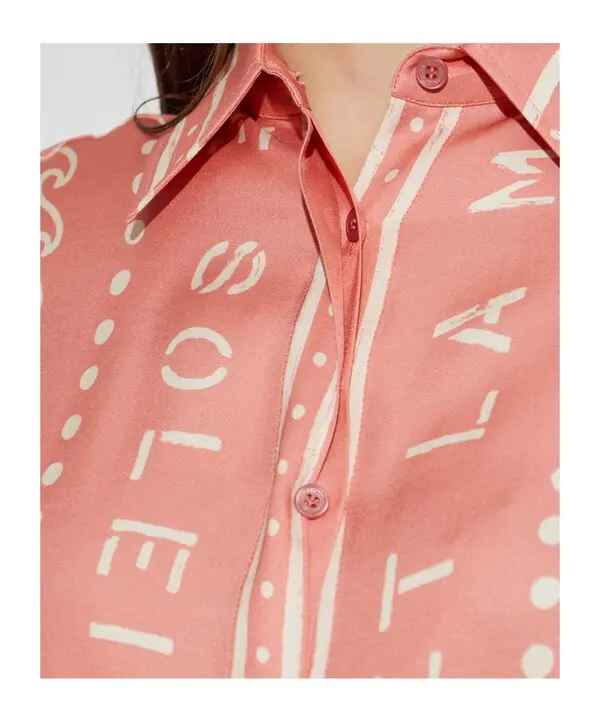 Balmain All-over Logo Print Shirt