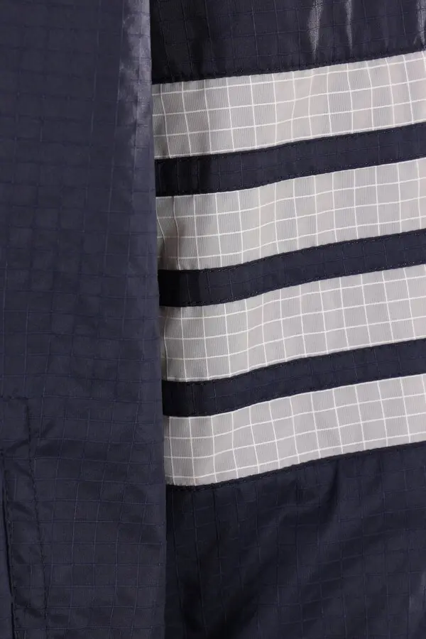 Thom Browne Zip-up 4-bar Striped Ripstop Jacket