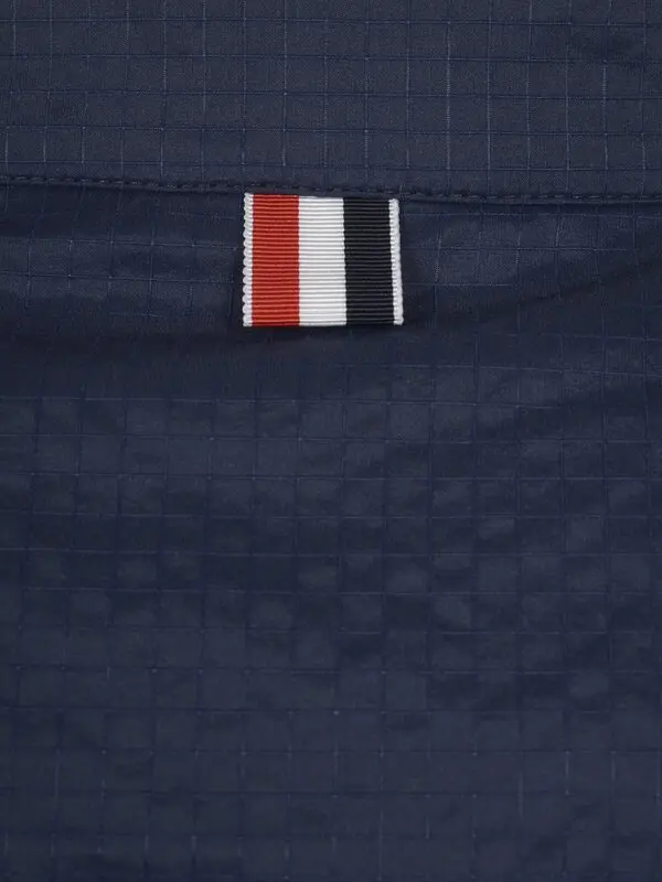 Thom Browne Zip-up 4-bar Striped Ripstop Jacket