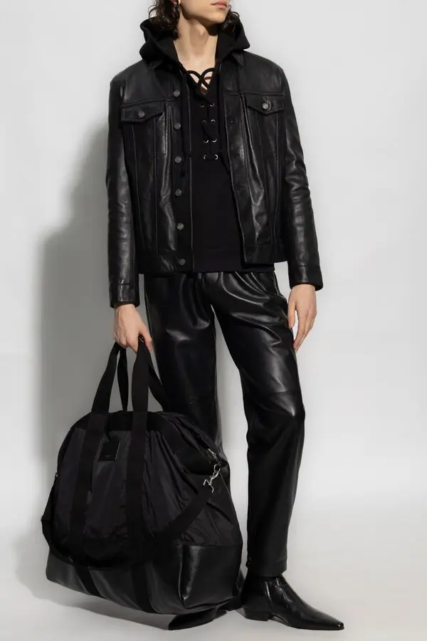Saint Laurent Lace-up Hoodie