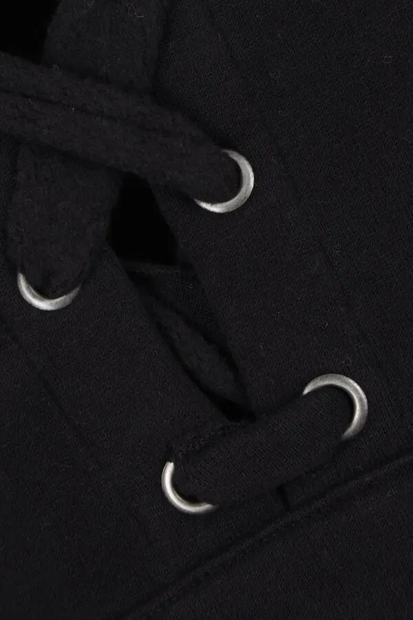 Saint Laurent Lace-up Hoodie