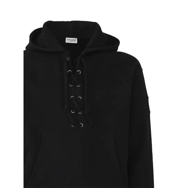 Saint Laurent Lace-up Hoodie