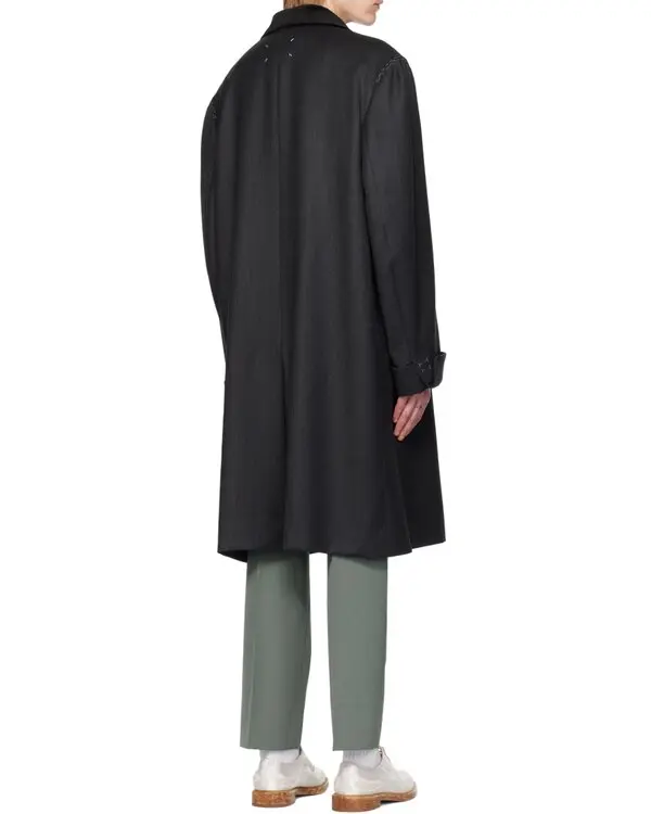 MAISON MARGIELA Wool Coat - Black